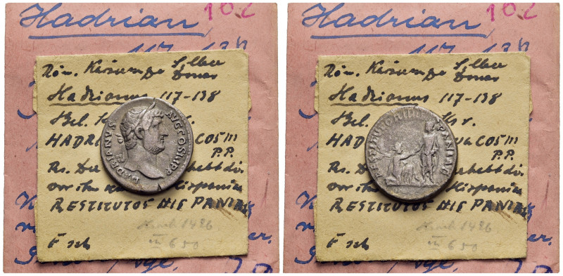 biddr - Numisfitz, Auction 6, lot 878. HADRIAN (117-138). Denarius ...