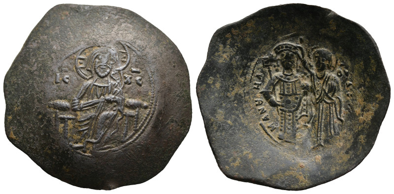 biddr - Ancient Numismatics Auctions, Auction 20, lot 890. Manuel I Comnenus. Aspron Trachy ...