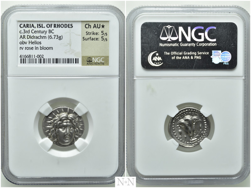 biddr - Numismatik Naumann, Auction 155, lot 291. CARIA. Rhodes ...