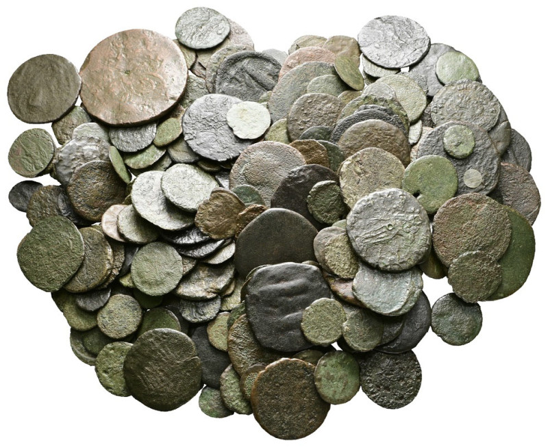 biddr - Savoca Coins, Blue | 278th Weekly Blue Auction, lot 791. Lot of ca. 250 roman bronze ...