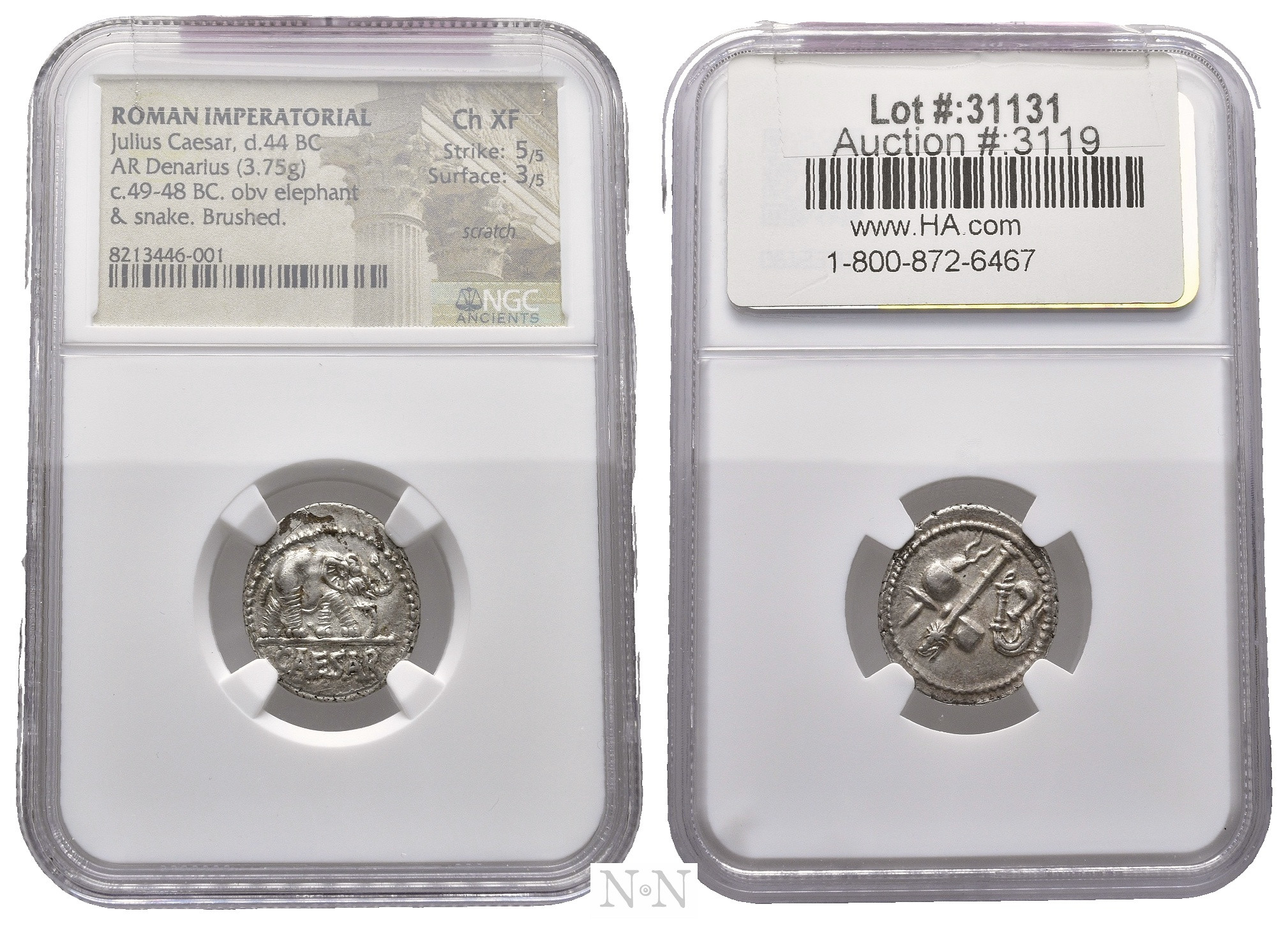 biddr.com - Numismatik Naumann, Auction 157, lot 602. JULIUS CAESAR ...