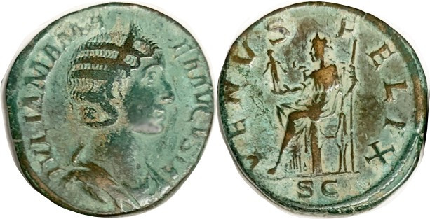 biddr - Frank S. Robinson, Auction 130, lot 169. JULIA MAMAEA, Sest ...