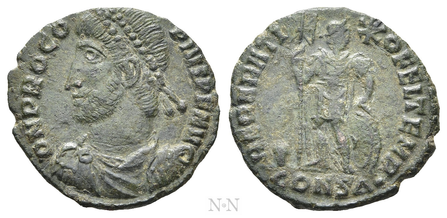 biddr.com - Numismatik Naumann, Auction 165, lot 845. PROCOPIUS (365 ...