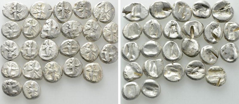 biddr - Numismatik Naumann, Auction 85, lot 923. 24 Achaemenid Sigloi ...