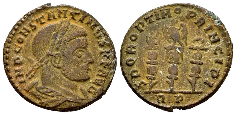 biddr - Tauler & Fau, Auction 48, lot 1255. Constantinus I. Follis. 312 ...