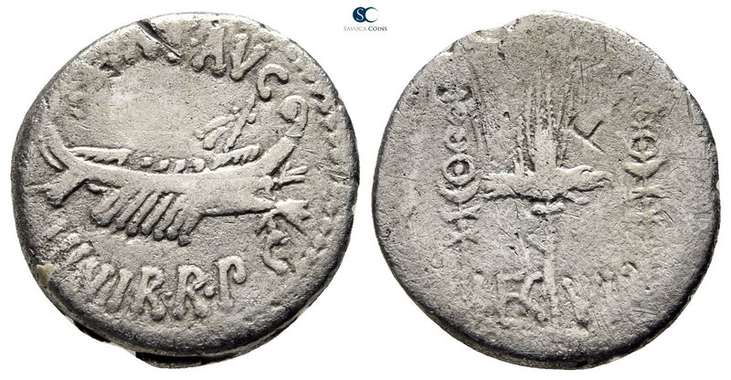 biddr - Savoca Coins, Blue | 27th Blue Auction, lot 1198. Mark Antony 32-31 BC. Military mint ...